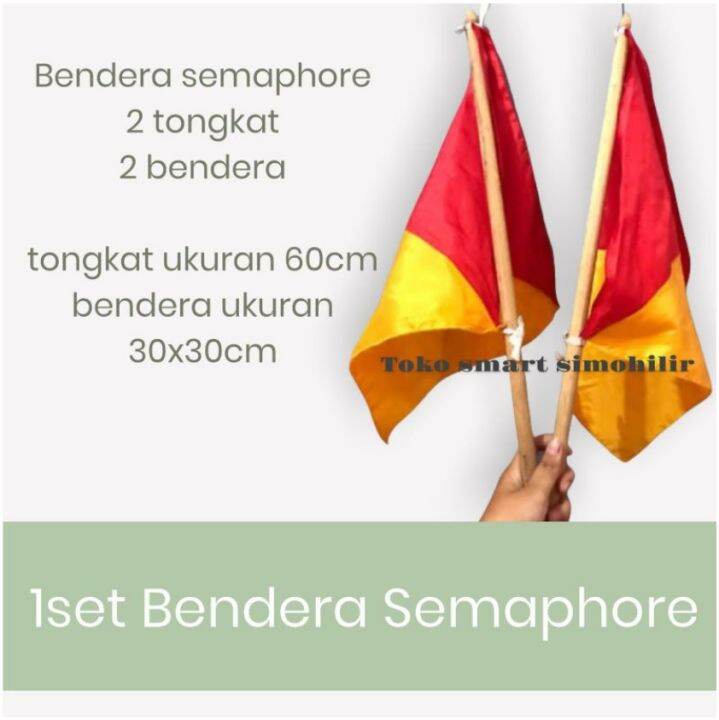 BENDERA SEMAPHORE / SEMAPUR / BENDERA PRAMUKA | Lazada Indonesia