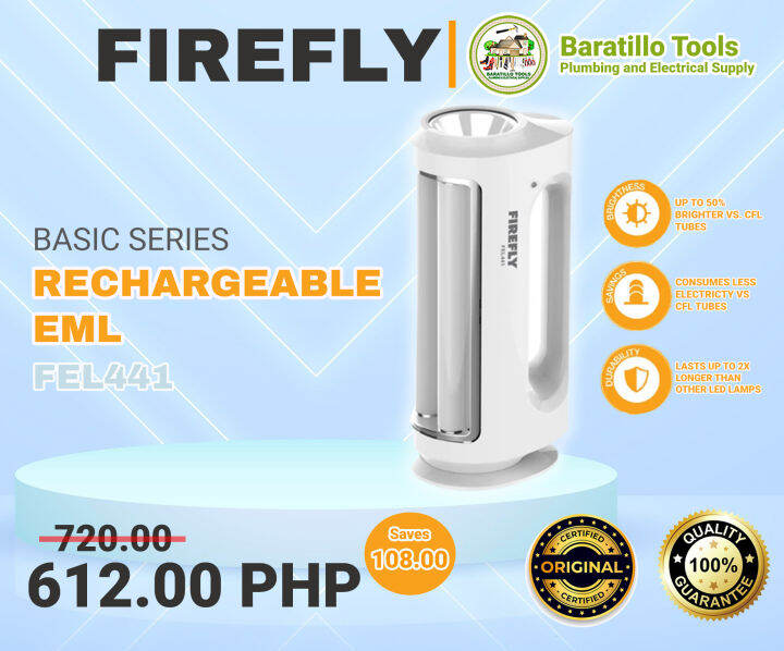 Firefly Rechargeable EML FEL441 | Lazada PH