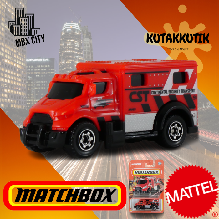 Matchbox Mobil Truk Baja MBX Armored Truck Security Transport | Lazada ...