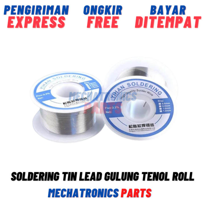 Timah Solder 0.6mm YIHAN Rol Soldering Tin Lead Gulung Tenol Roll ...