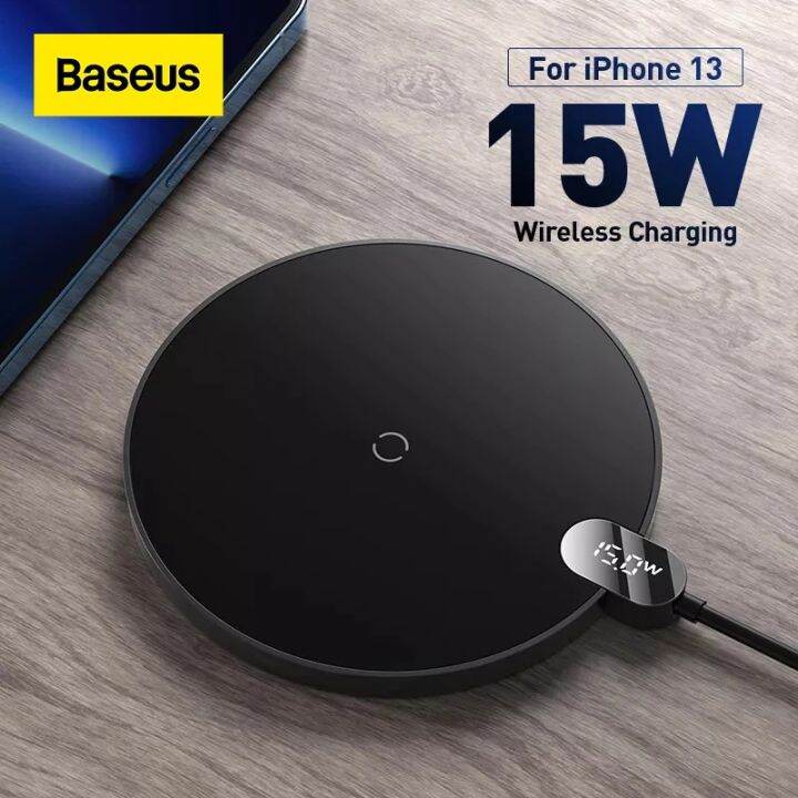 Baseus 15W Digital LED Display Gen 2 Wireless Charger With 1.5 m charge ...