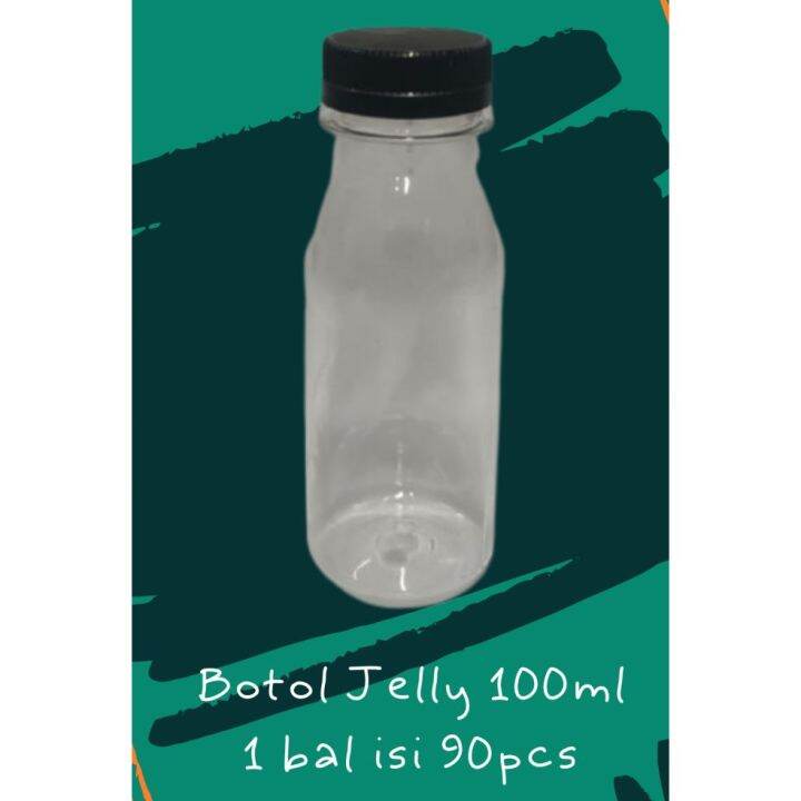 [90 btl] botol jelly 100ml / botol zamzam/botol serbaguna | Lazada ...