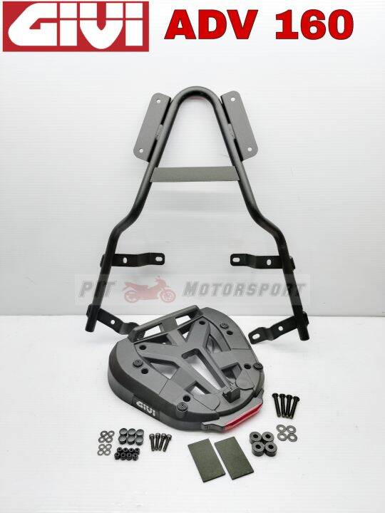 Original GIVI Monorack Honda ADV160 Xtreme Special Rack With Spotlight ...