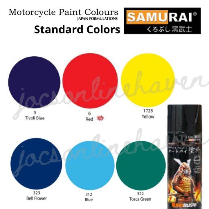 samurai paint primer Samurai Paint - 27 Standard Colors ORDER NOW SHIP ...