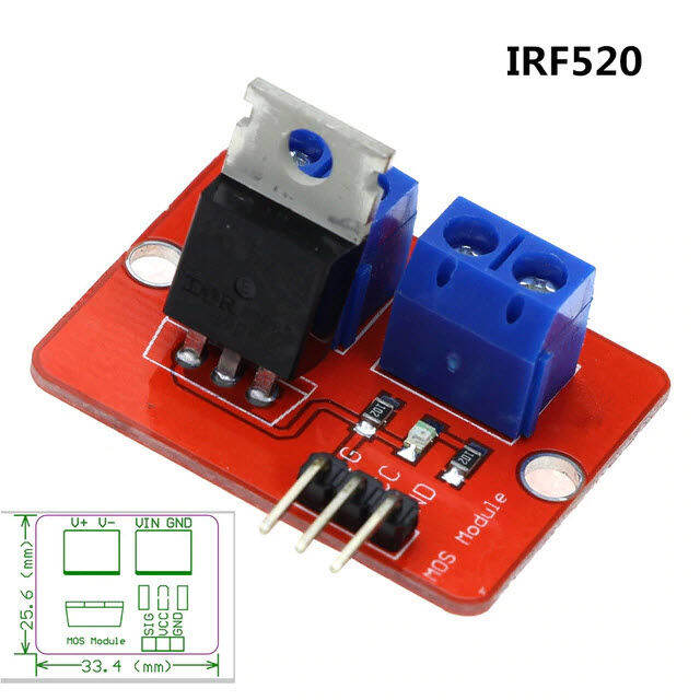 IRF520 MOSFET Driver Module For Arduino | Lazada.co.th