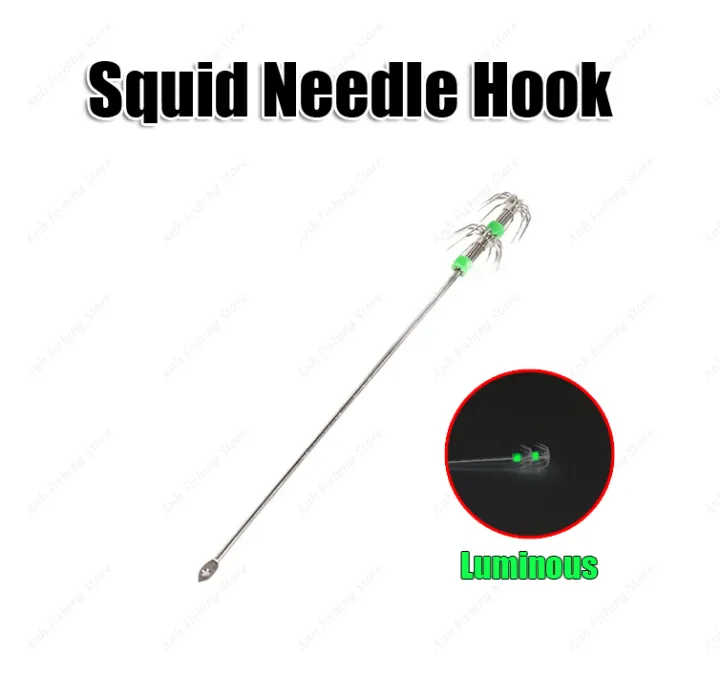 ANH Squid Needle Hooks Sotong Candat Jarum Livebait | Lazada