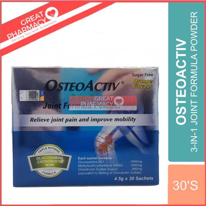 OSTEOACTIV 3in1 Joint Formula Powder 30s | Lazada