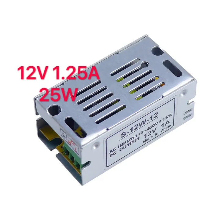 12V 1A 15W Switching Power Supply ไดร์เวอร์หม้อแปลงสำหรับไฟ LED กล้อง ...