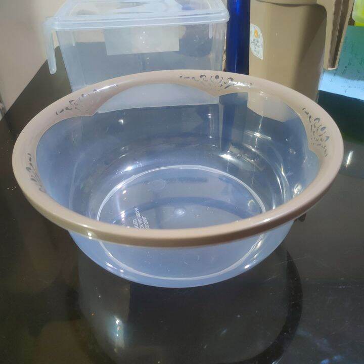 Transparent Basin Aesthetic Plastic Basin | Lazada PH