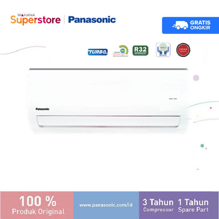 Panasonic AC Dinding Wall Mounted Split Standard Turbo 1 PK - CS/CU ...