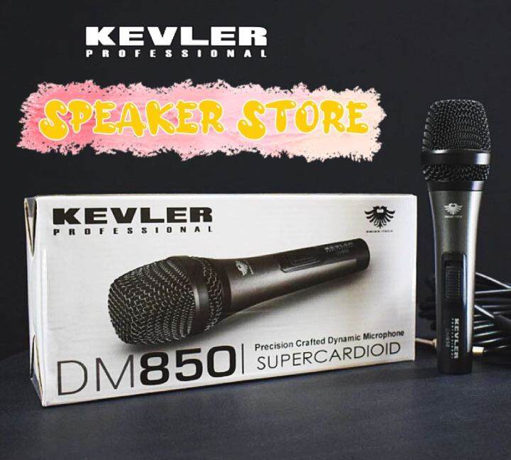 KEVLER MICROPHONE DM-850 PROFESSIONAL PRECISION CRAFTED DYNAMIC MIC ...