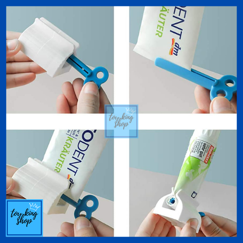 Rolling Tube Toothpaste Dispenser Plastic Vertical Toothpaste Holder ...