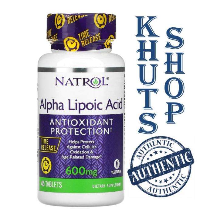 Natrol, Alpha Lipoic Acid 600 mg 45 Tablets, Antioxidant Support ...