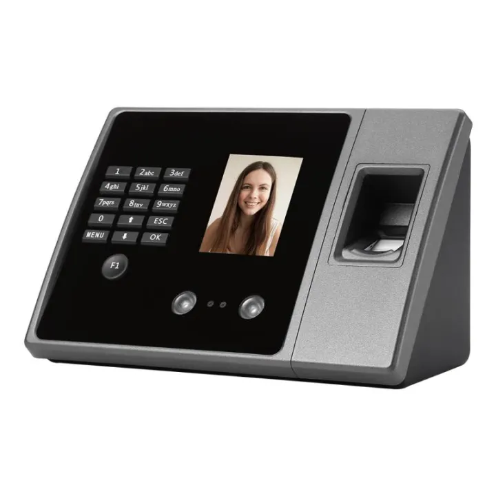 Biometric Intelligent Face Time Attendance Recognition Time Clock USB ...