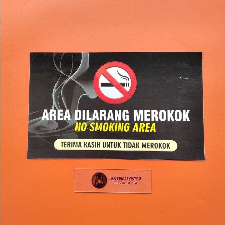 Stiker Area dilarang Merokok - Stiker No Smoking Area - Stiker ...