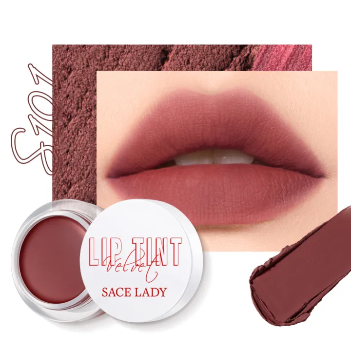 [Original]SACE LADY matte lip mud color long lasting no fading lipstick ...