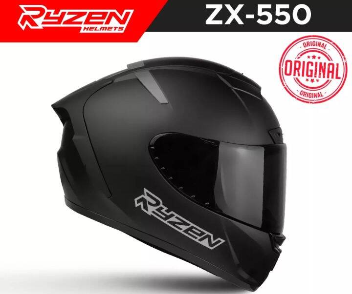 RYZEN ZX-550 MATT BLACK FULL FACE | Lazada PH