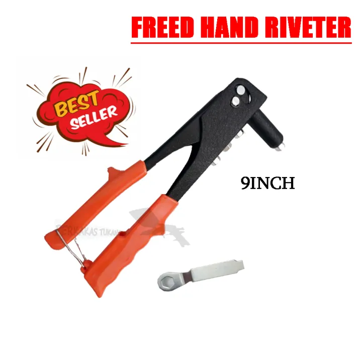 Freed Alat Paku Rivet Hand Riveter Tang Stang Paku Rivet 9inch | Lazada ...