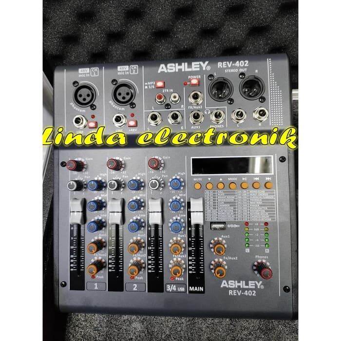 Mixer Ashley REV 402 Original Bluetooth 4 Channel Ashley REV402 ...