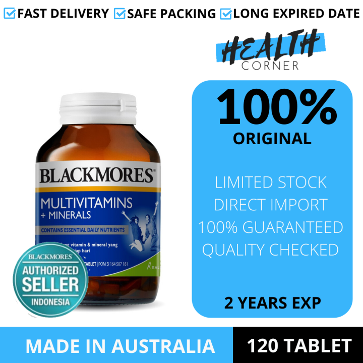 BLACKMORES MULTIVITAMINS+MINERALS (120 Tablet) | Lazada Indonesia