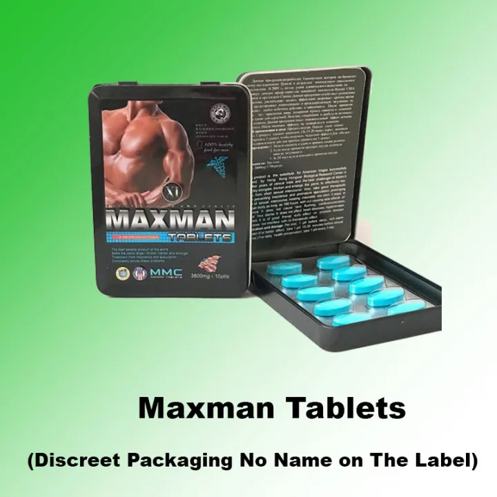 Max*man Tablet Men's Sex-ual Booster 10 Tablet | Lazada PH