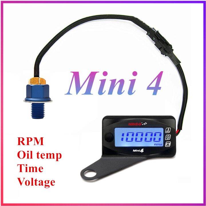 koso motorcycle oil temperature sensor Tachometer Voltage Time For ...