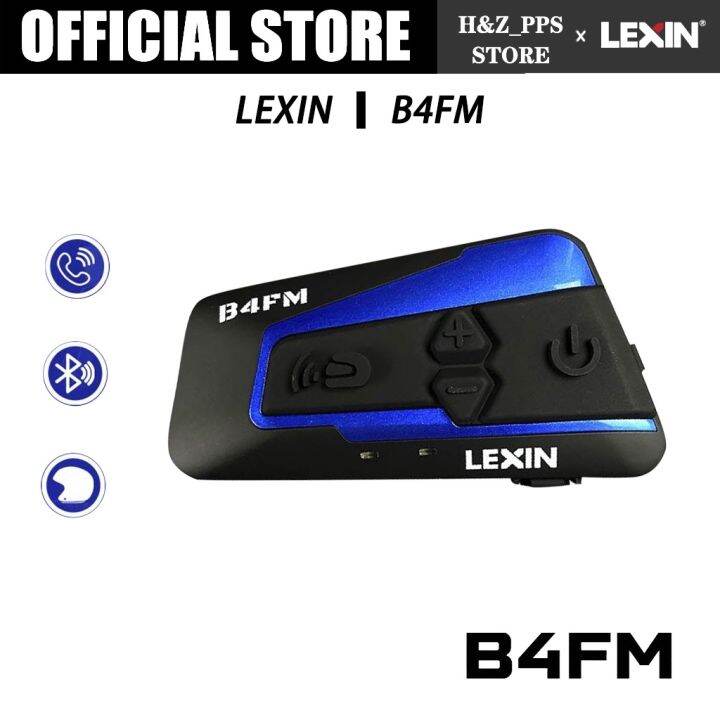 The new 2022 Lexin 1pc Lx-B4fm Motorcycle Intercom Universal Helmet ...