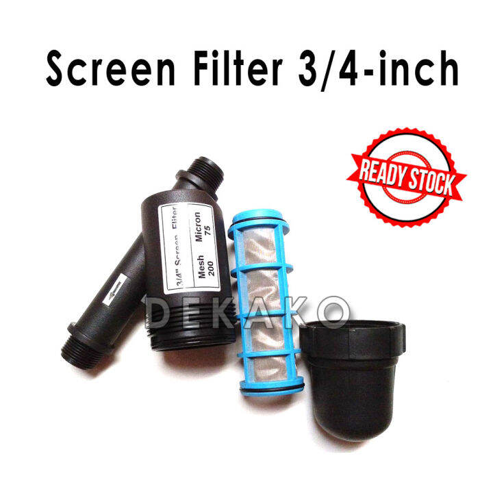 Screen Filter 3/4 inch filter Penyaing air | Lazada Indonesia