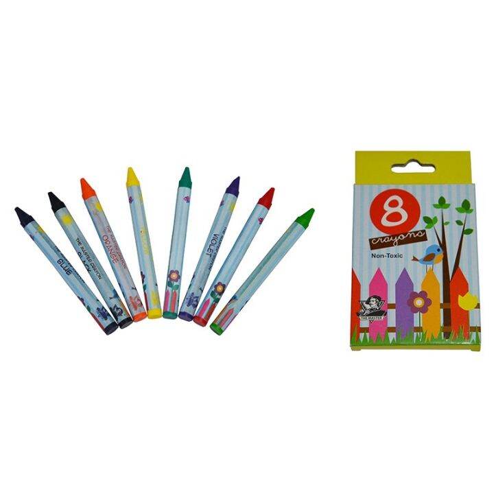 THE MASTER Crayons 8 Colors (20 Sets) | Lazada PH