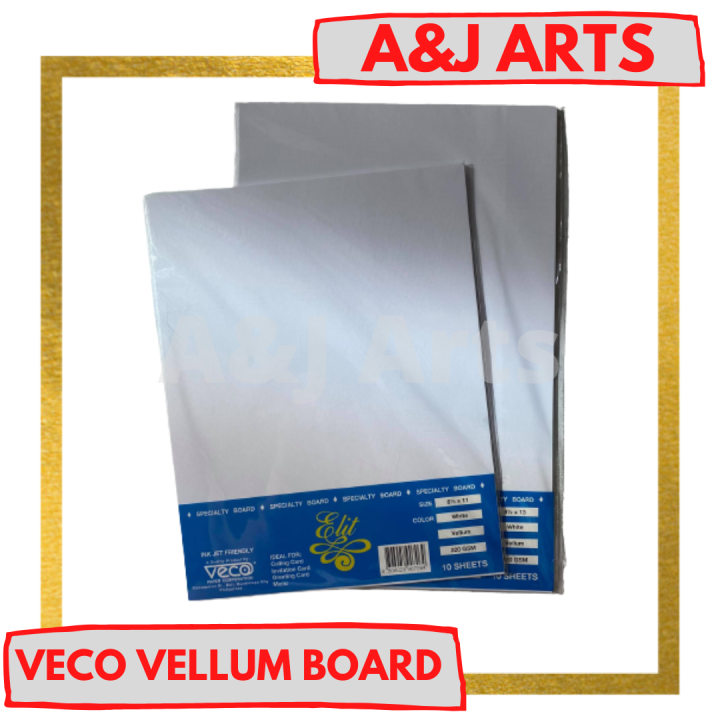 Vellum Board Paper A4 Short Long Veco Vellum Board Elit 220gsm (Short ...