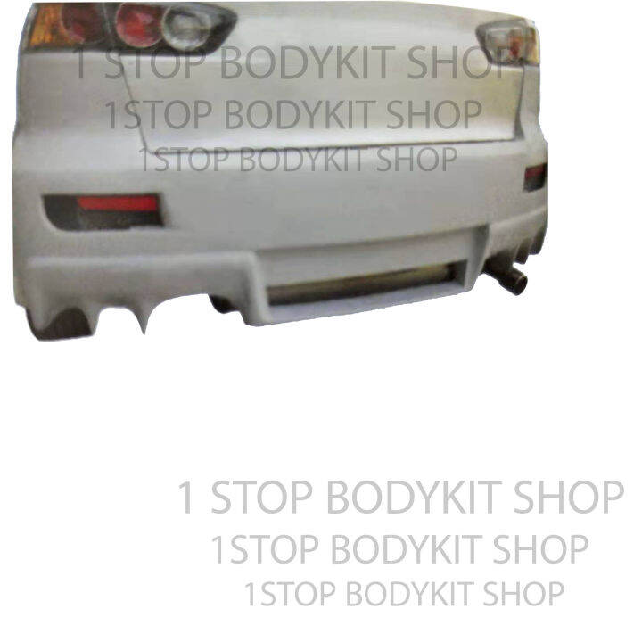 MITSUBISHI LANCER REAR BUMPER (FQ400) FIBER(FIBERGLASS)SKIRT LIP ...