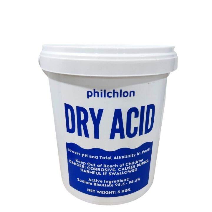 DRY ACID FOR SWIMMING POOL (PH Decreaser / PH Down) 5kg | Lazada PH