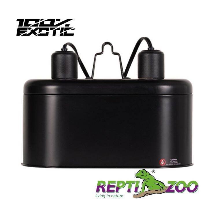 Reptizoo Dual Lamp Shape Dome 2 X Max.150W | Terrarium Accessories, Dome For Lights, Dome For ...