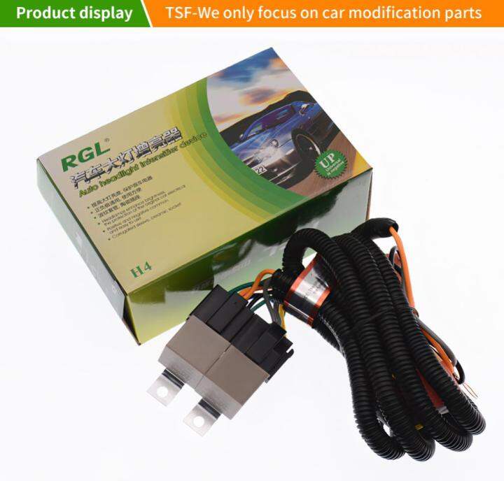 Led Headlight Enhancer Bulb Universal Plug And Play Relay Wiring ...