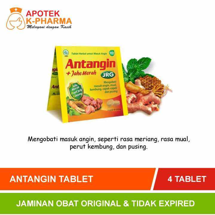 Antangin Jahe Merah Isi 4 Tablet Obat Original Delto | Lazada Indonesia