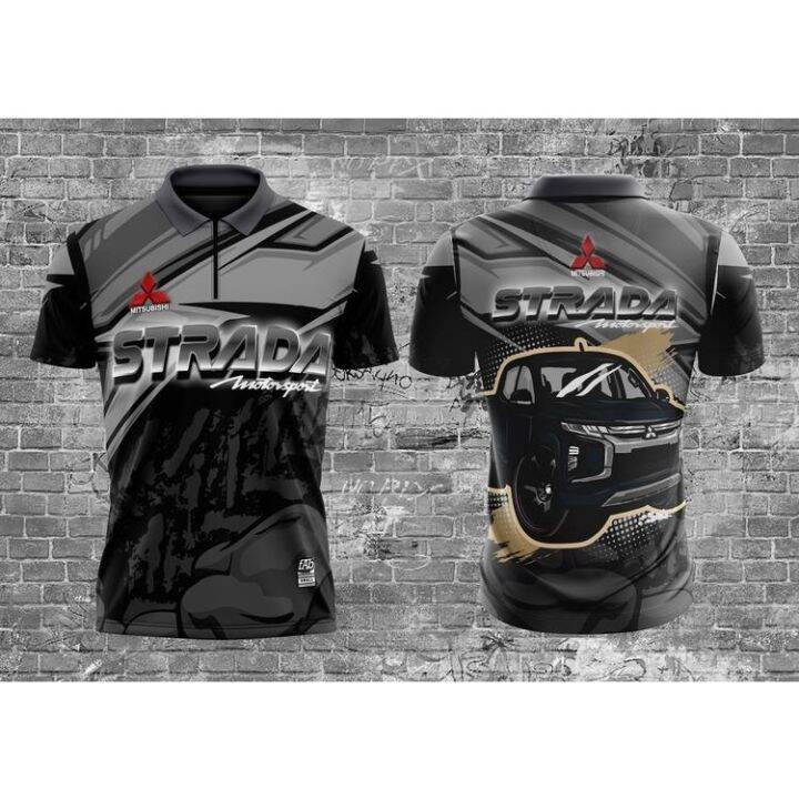 Mitsubishi Strada Car Polo Shirt | Lazada PH