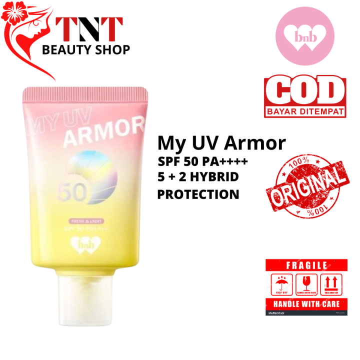 BNB Barenbliss My UV Armor SPF 50 PA++++ Face Sunscreen Gel Moisturizer | Lazada Indonesia