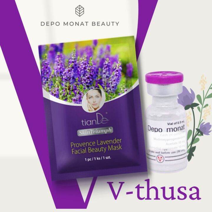 Lavender Facial Mask Vtusia With Soothing Effects | Lazada PH