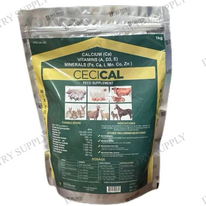 Cecical Powder 1kg (Feed Supplement) NEW PACKAGING | Lazada PH