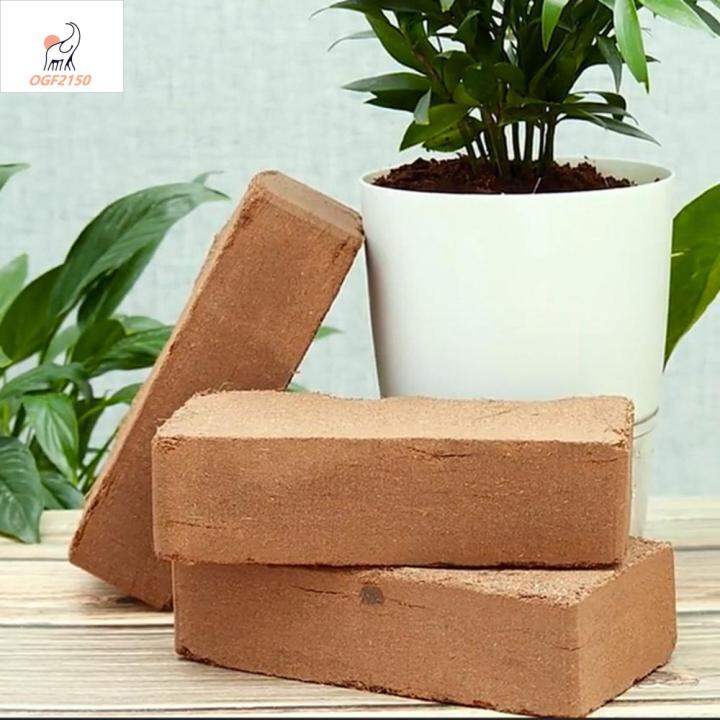OGF2150 Garden Natural Compressed Organic Nutrient Potting Peat Block ...