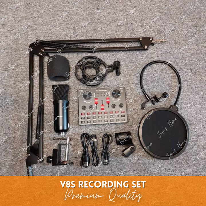V8S Live Soundcard Complete Set with 2021 BM800 Condenser Microphone ...