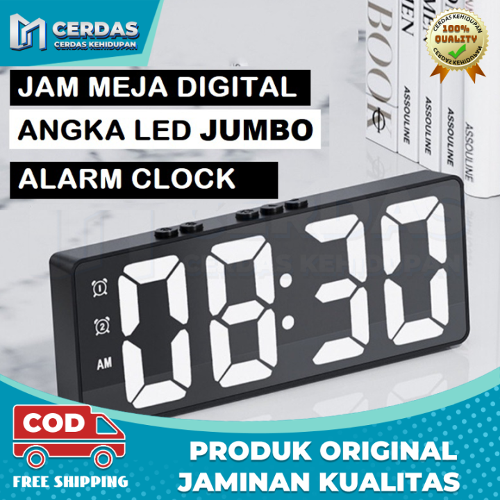 Jam Meja Digital Led Weker Table Tidur Digital Alarm Clock Weker Table ...