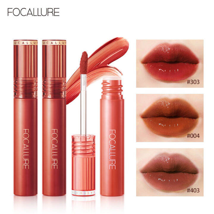FOCALLURE Brand Jelly-Clear Lip Tint Non-Stick Cup Lipstick Long ...