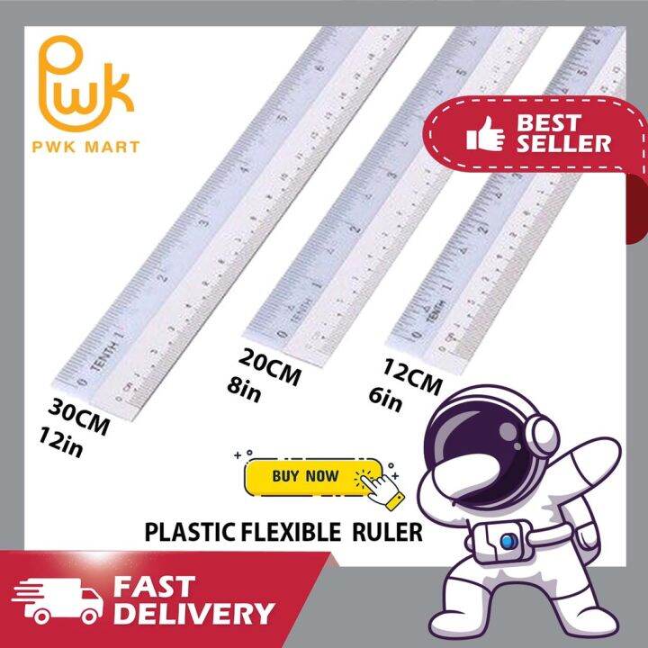 FLEXIBLE PLASTIC RULER 15CM /20CM /30CM | Lazada