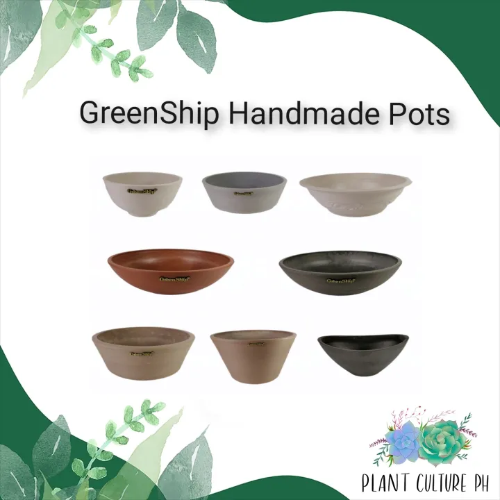 GreenShip Handmade Pots By Plant Culture PH | Lazada PH