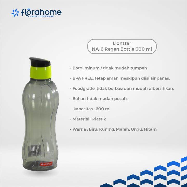 Botol Minum Lion Star NA-6 Regen Bottle 600 ml Lionstar | Lazada Indonesia