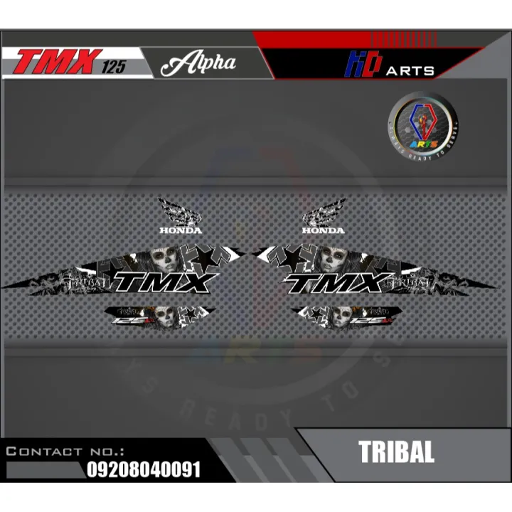 TMX 125 Decals -- : Customized Motorcycle Decals Laminated NO Fade with ...