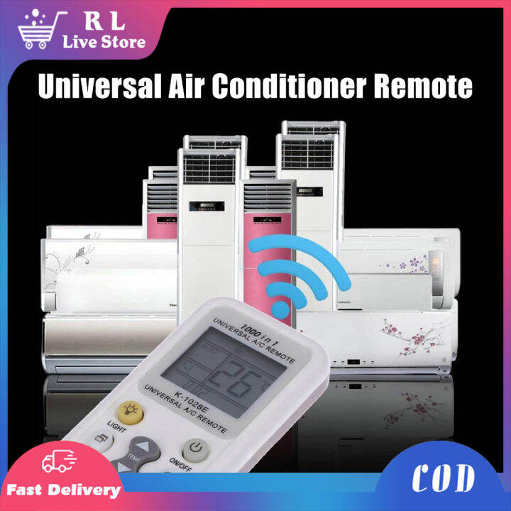 Universal White Air Conditioner Remote Control K-1028E LCD A/C Remote ...