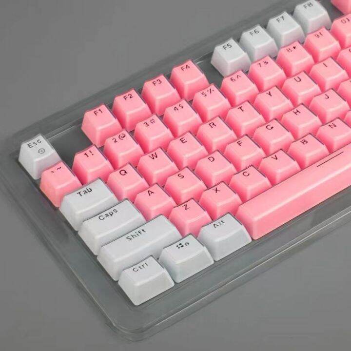 【Keycap Only】Rose Crystal Shine Through Keycap 104 Keys OEM Profile ABS ...