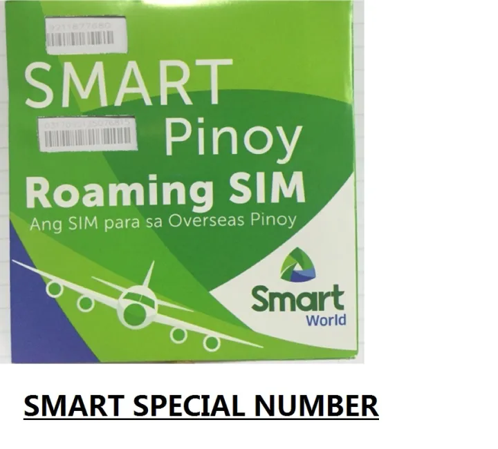 Smart Roaming Pinoy Simcard Special Number Brandnew Fresh 0921-154-0666 ...
